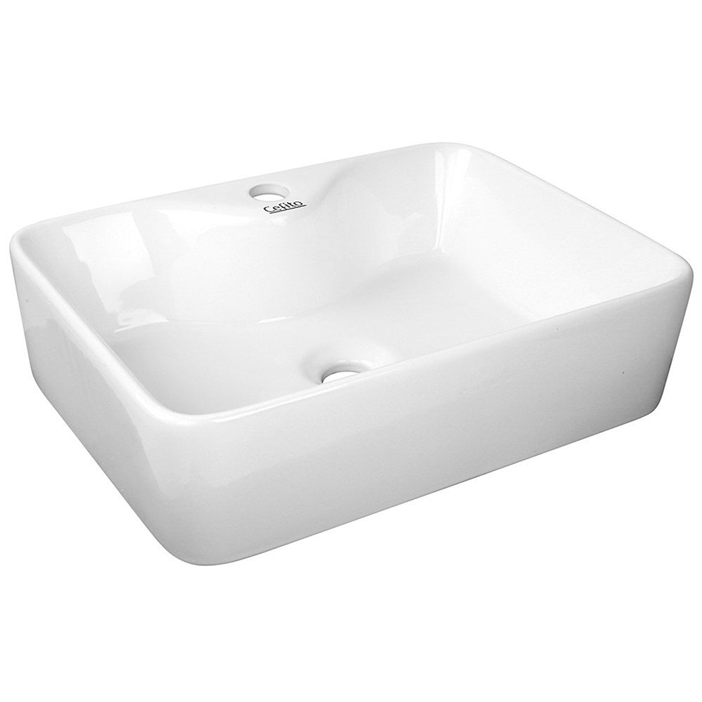 Cefito Bathroom Basin Ceramic Vanity Sink Hand Wash Bowl 48x38cm ...