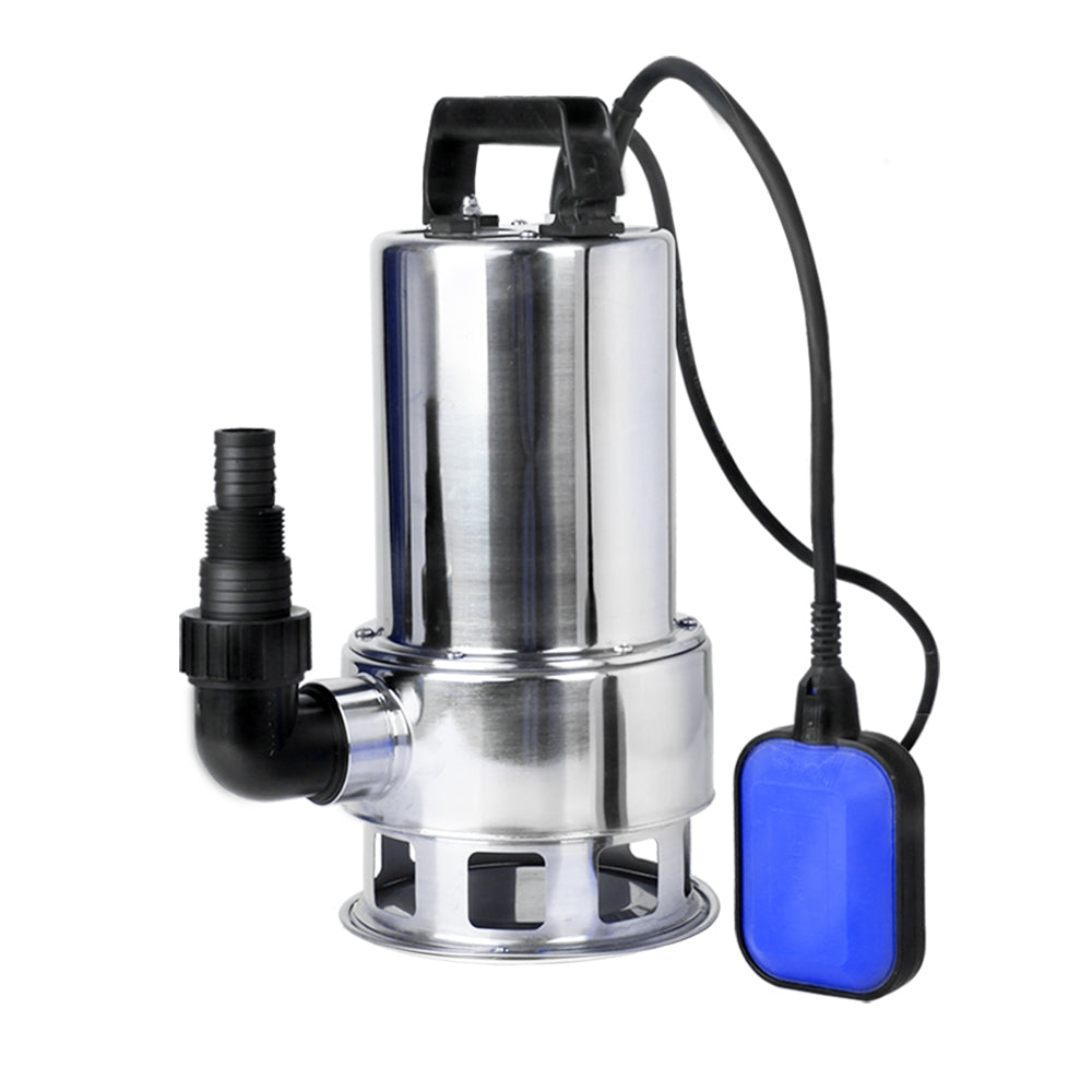 Giantz 1800W Submersible Dirty Water Pump Bore Tank Well Steel Automat ...